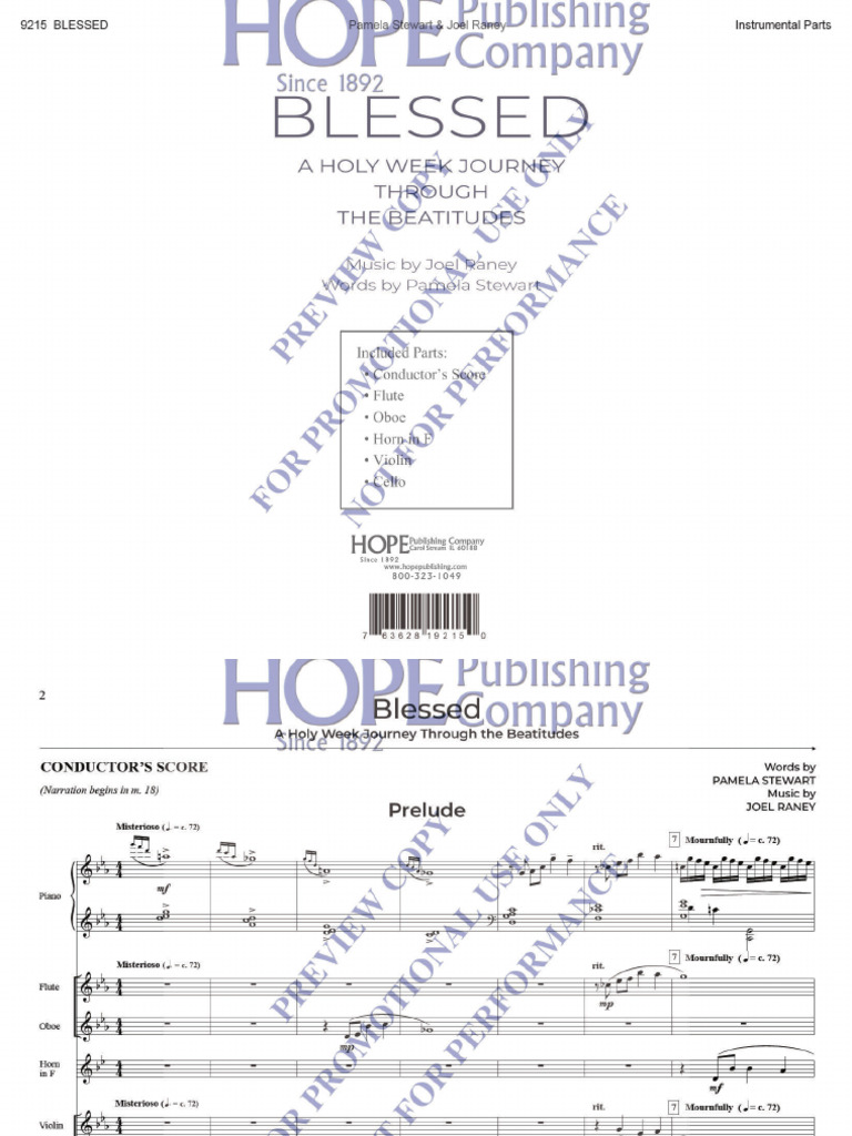 Blessed (Instruments) | PDF