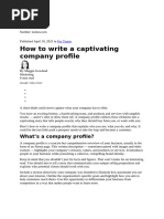 Company Profile Format | PDF