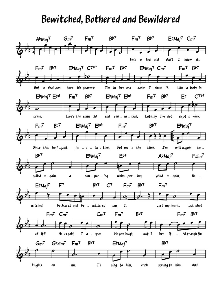 Bewitched,_Bothered_and_Bewildered | PDF