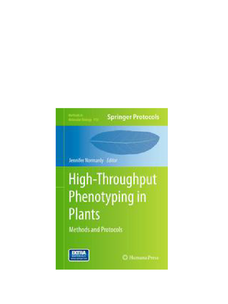 High Throughput Phenotyping in Plants Methods and Protocols 1st Edition ...