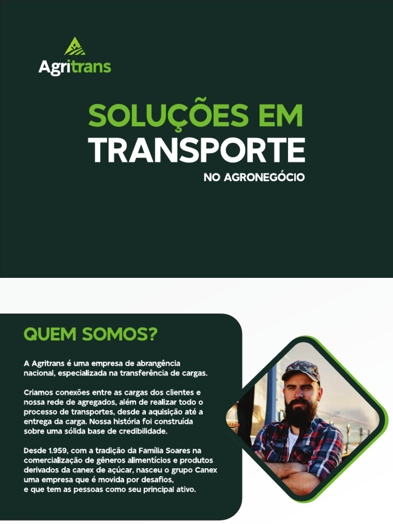 Apresentação Institucional Agritrans Ltda | PDF