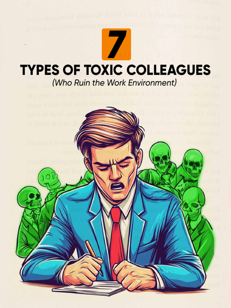 7 Types of Toxic Colleagues | PDF