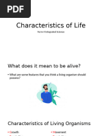 The Seven Life Processes | PDF