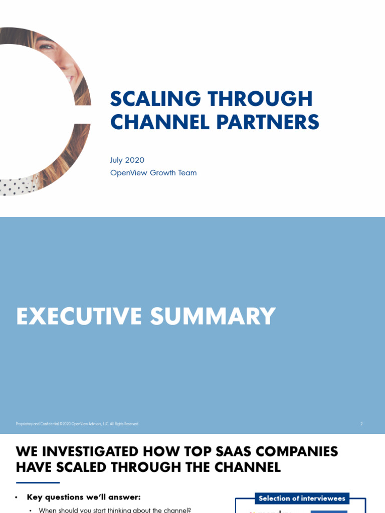 Scaling SaaS Growth via Channel Partners | PDF | Business | Business ...