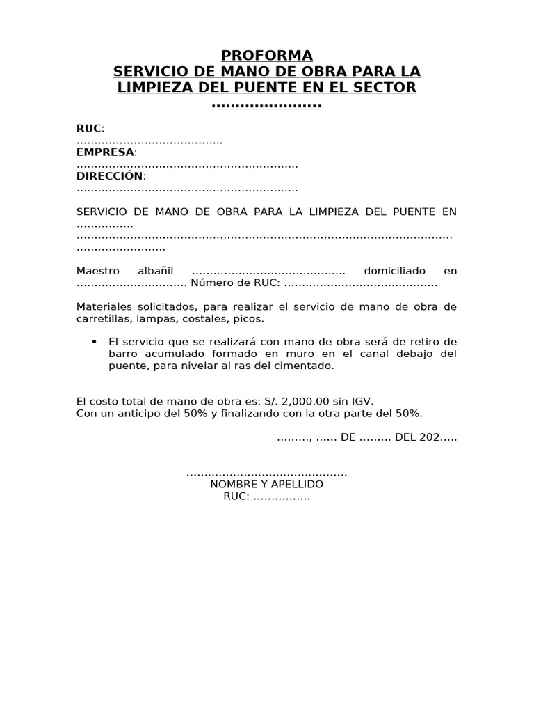 Proforma 4 | PDF