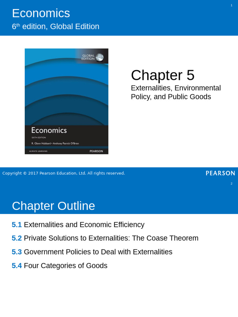 Ch05 Externalities Enviromental Policy and Public Goods | PDF | Externality | Emissions Trading