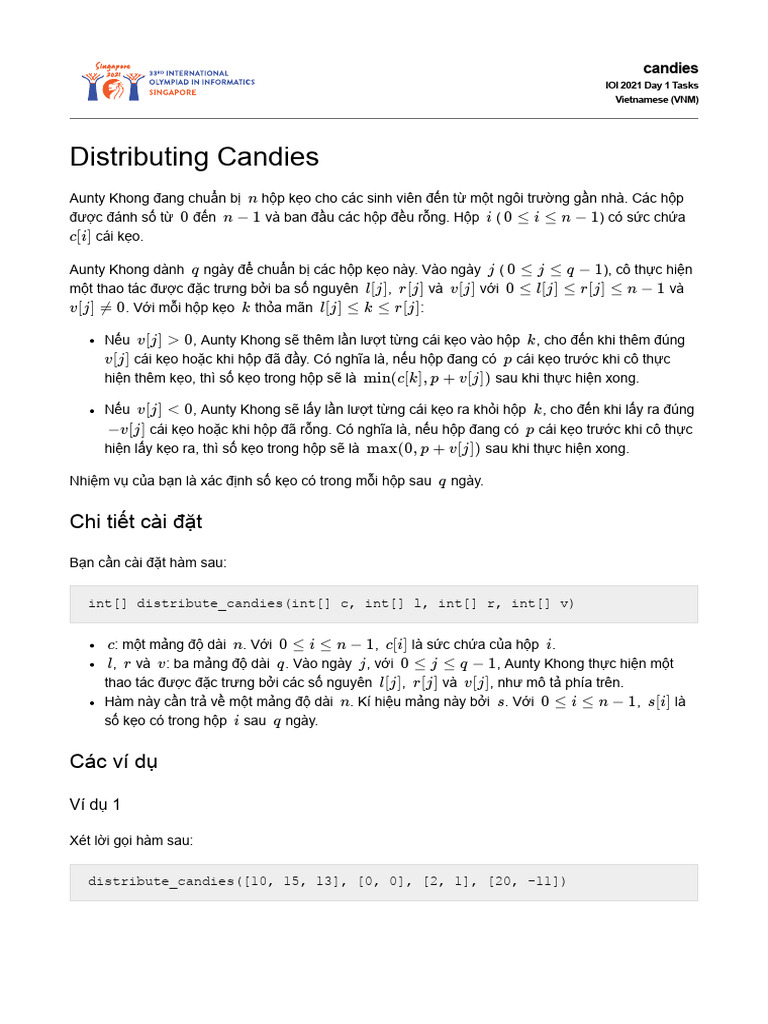 Candies VNM | PDF