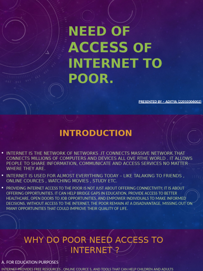 Need of Internet 2. | PDF | Internet | Educational Technology