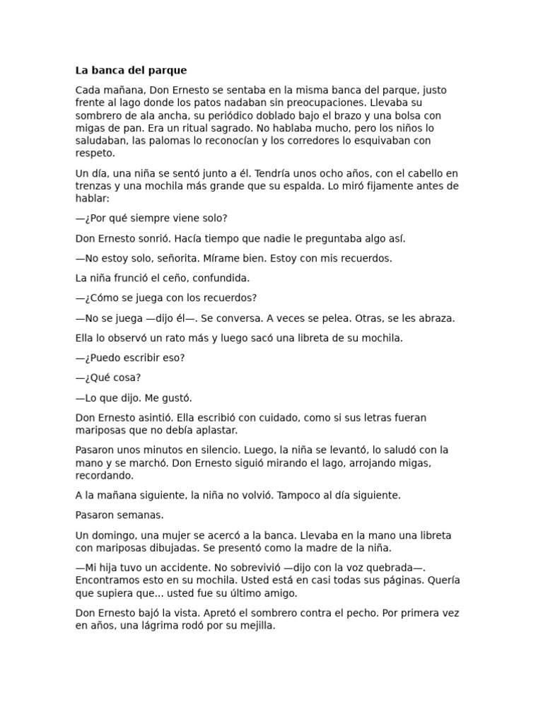La Banca Del Parque | PDF