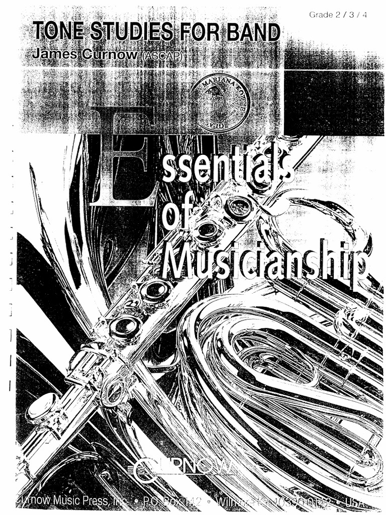 Tone Studies For Band - Vol. 1 - James Curnow (Partitura e Partes) | PDF