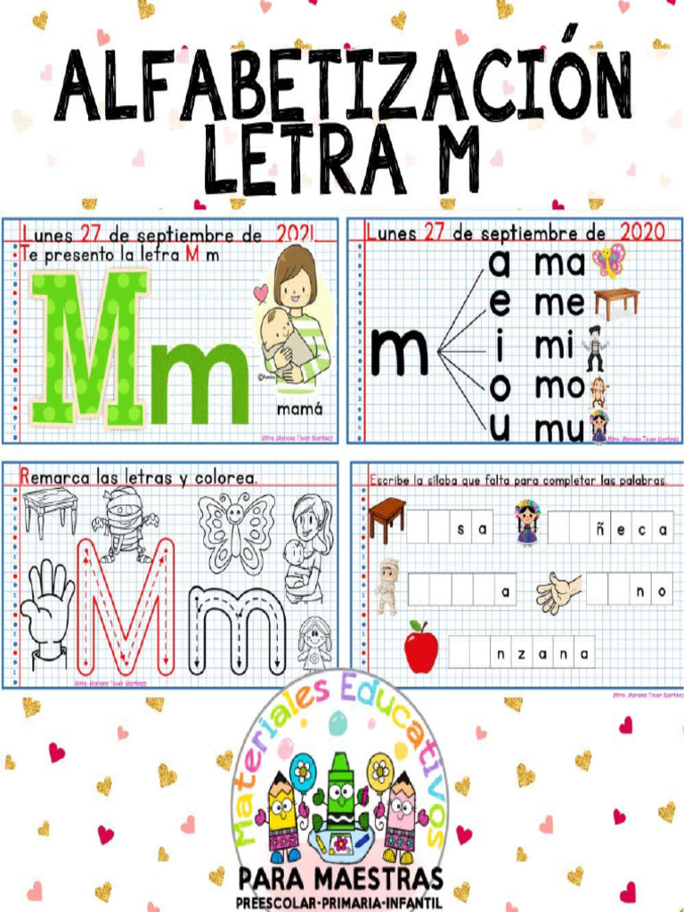 Cuaderno para A La Letra M | PDF