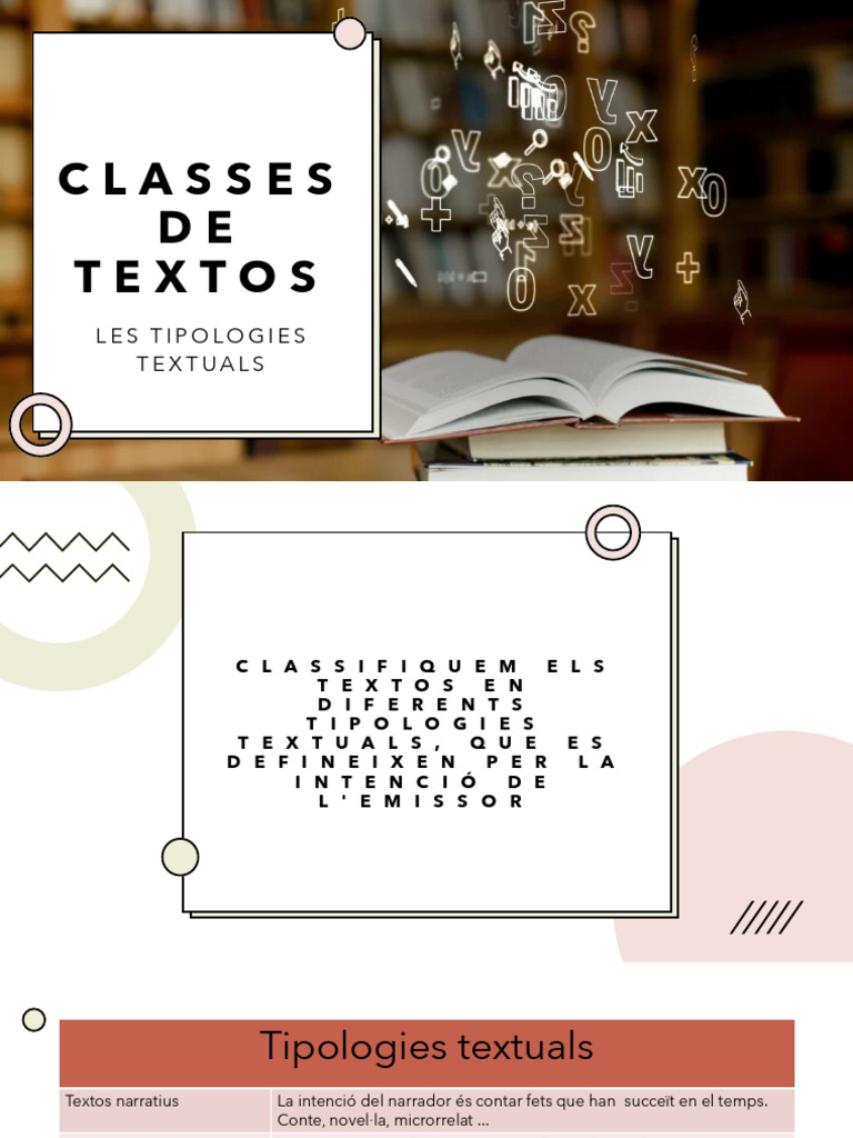 Tipologies textuals | PDF