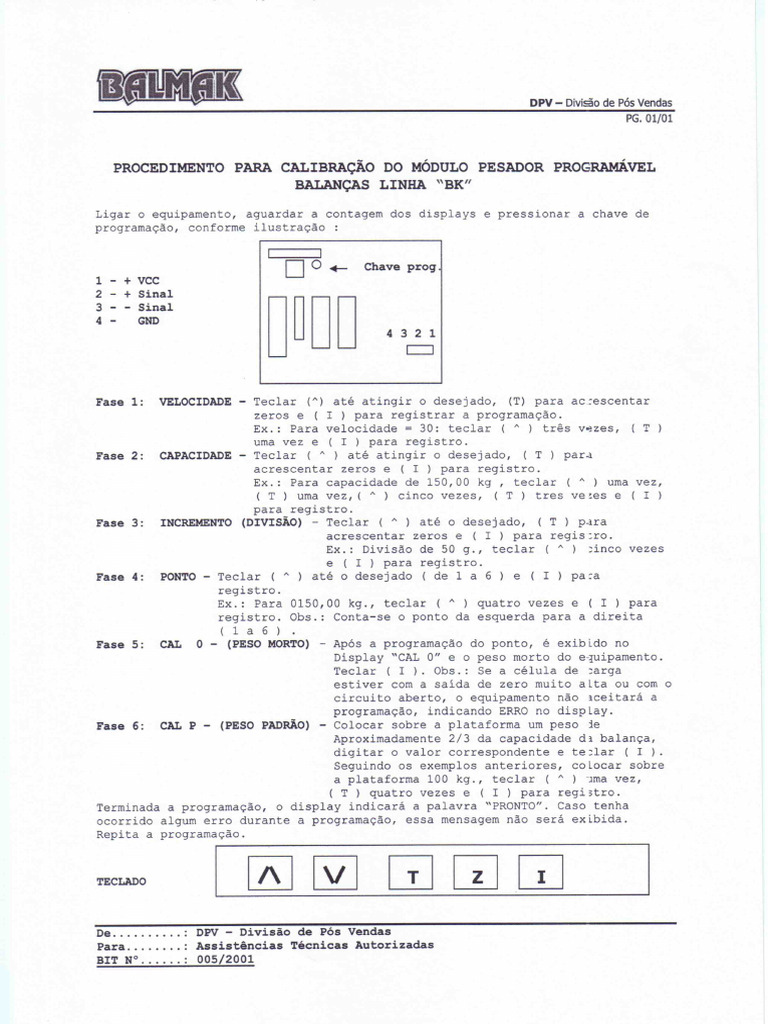 Calib BK 10000 Antigo PDF | PDF
