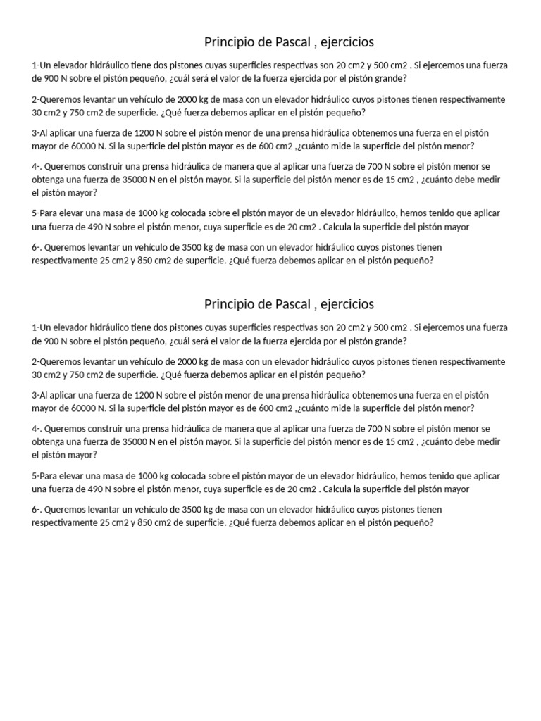 Fuerzas en Elevadores Hidráulicos | PDF
