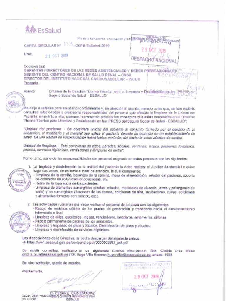 Carta Circular N°393 | PDF