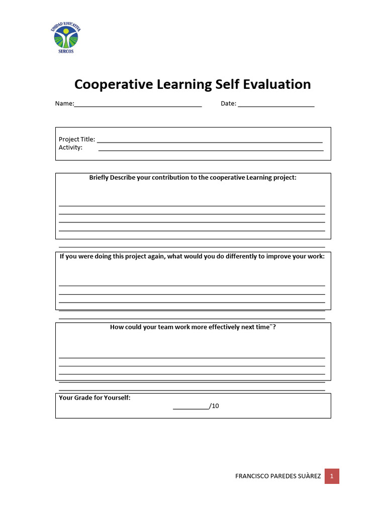 Cooperative Learning Evaluation .................. | PDF