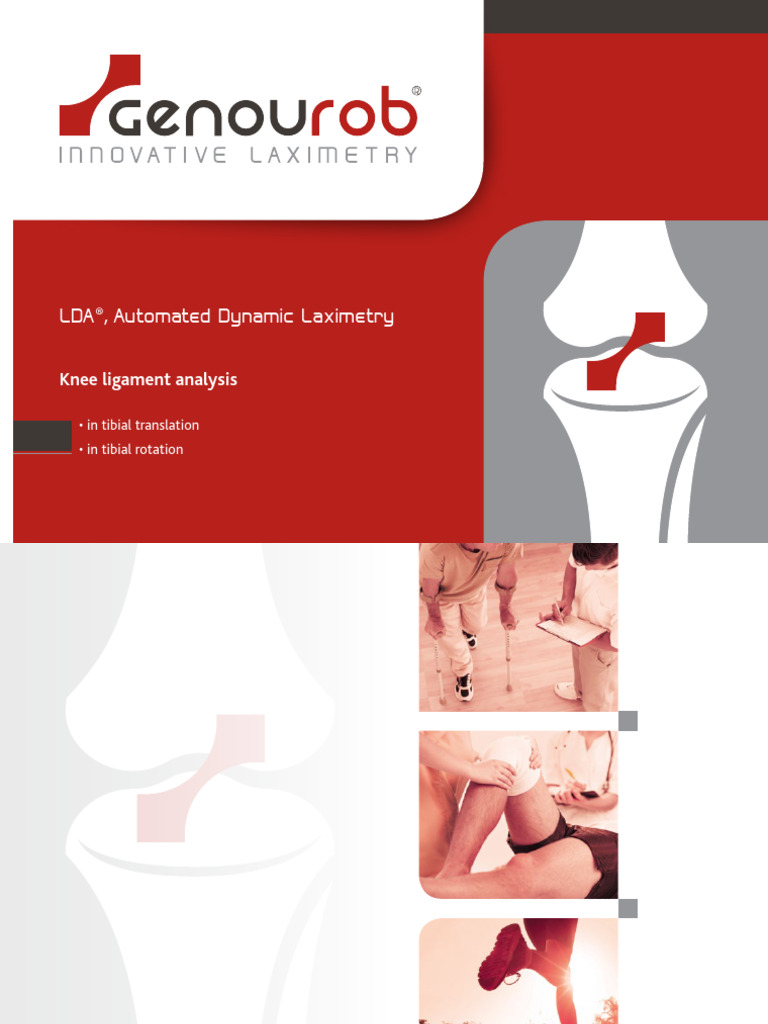 (GENOUROB) Automated Dynamic Laximetry Lda | PDF | Knee | Musculoskeletal System