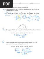 Unit 10 AP Calculus BC Review | PDF | Tangent | Line (Geometry)