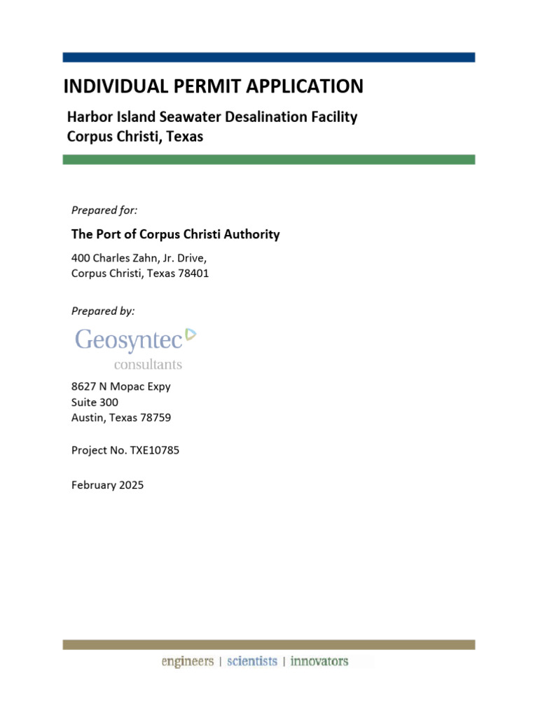 USACE POCCA Harbor Island Discharge Permit Application | PDF | Tunnel ...