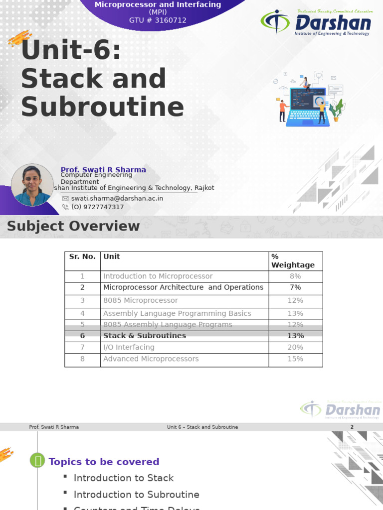 3160712 MPI GTU Study Material Presentations Unit-6 23042022011710PM | PDF | Assembly Language ...