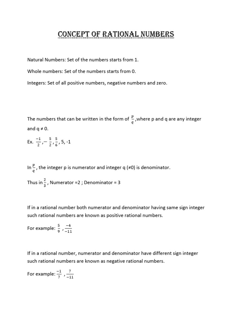 Maths Bridge Course Class 7 | PDF