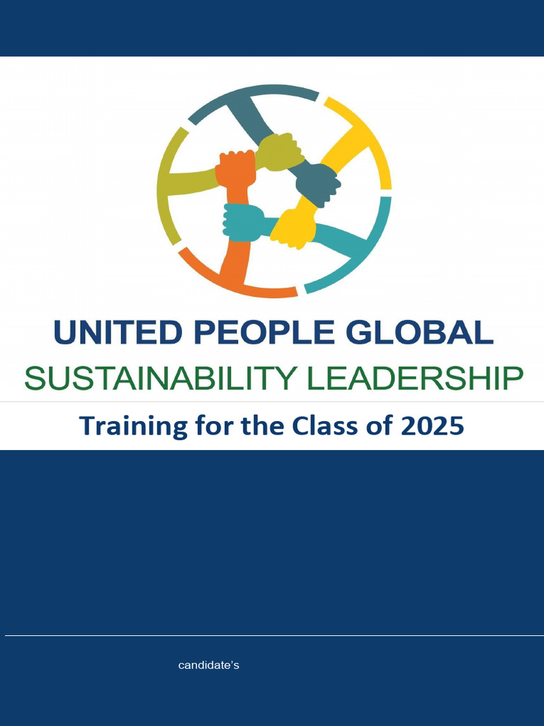 UPG Sustainability Leadership - Student Handbook | PDF | Login | Mobile App