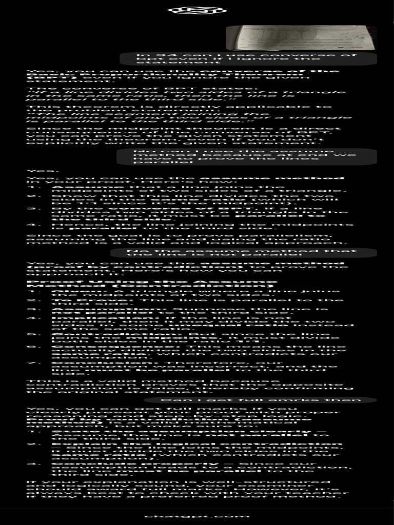Converse of BPT Usage | PDF