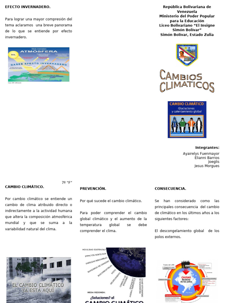 Efecto Invernadero y Cambio Climático | PDF