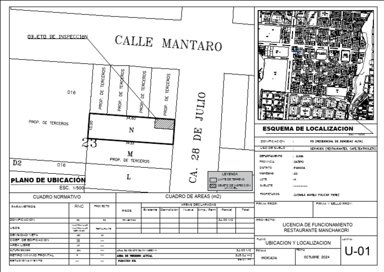 UBICACIÓN MENCHAKORI-Layout1 | PDF | Zonificación | Uso del suelo