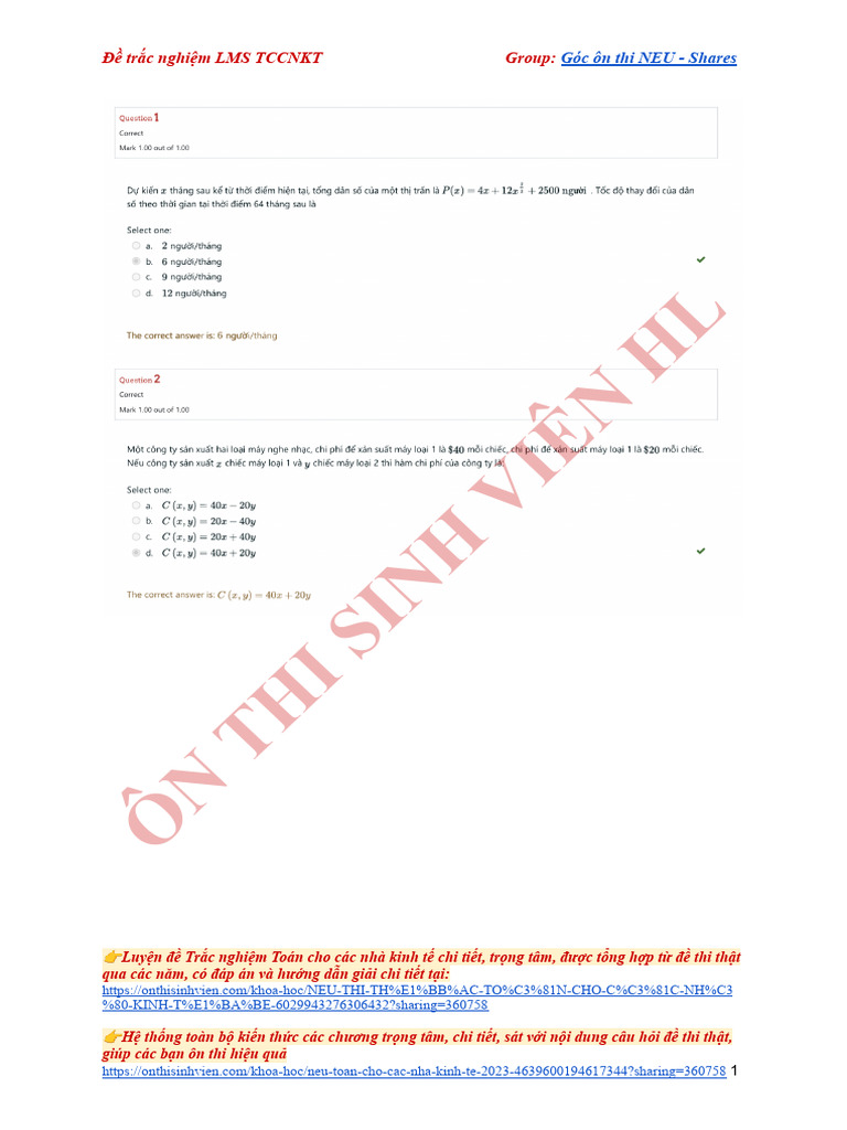 ĐỀ-LMS-TCCNKT-_-ÔN-THI-CUỐI-KÌ-_-OTSV | PDF