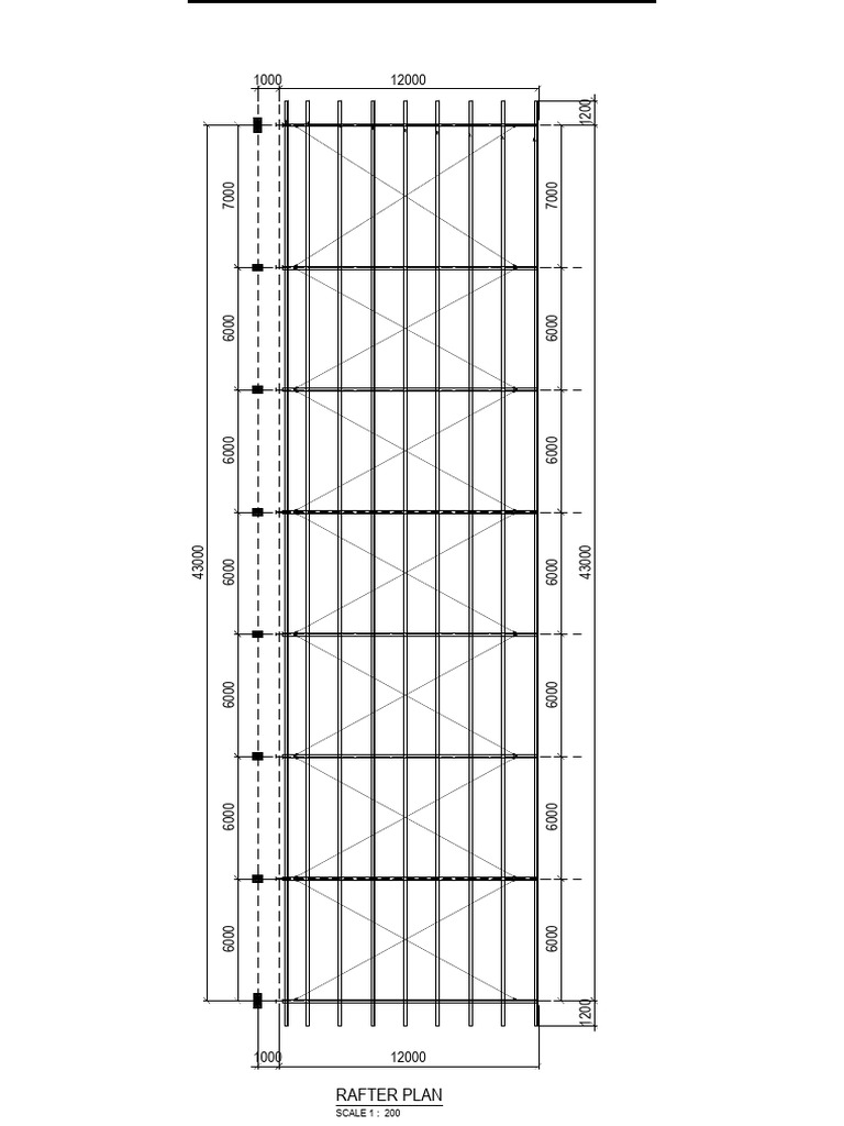 Rafter Plan: SCALE 1: 200 | PDF