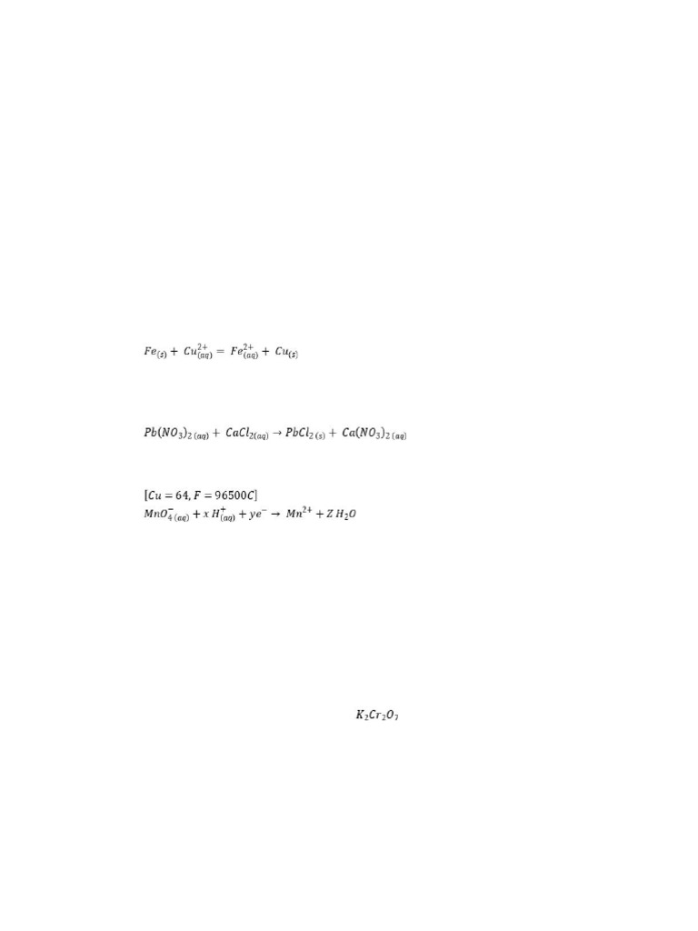 Pacey Manuel Chemistry First Term | PDF | Alkane | Hydrocarbons