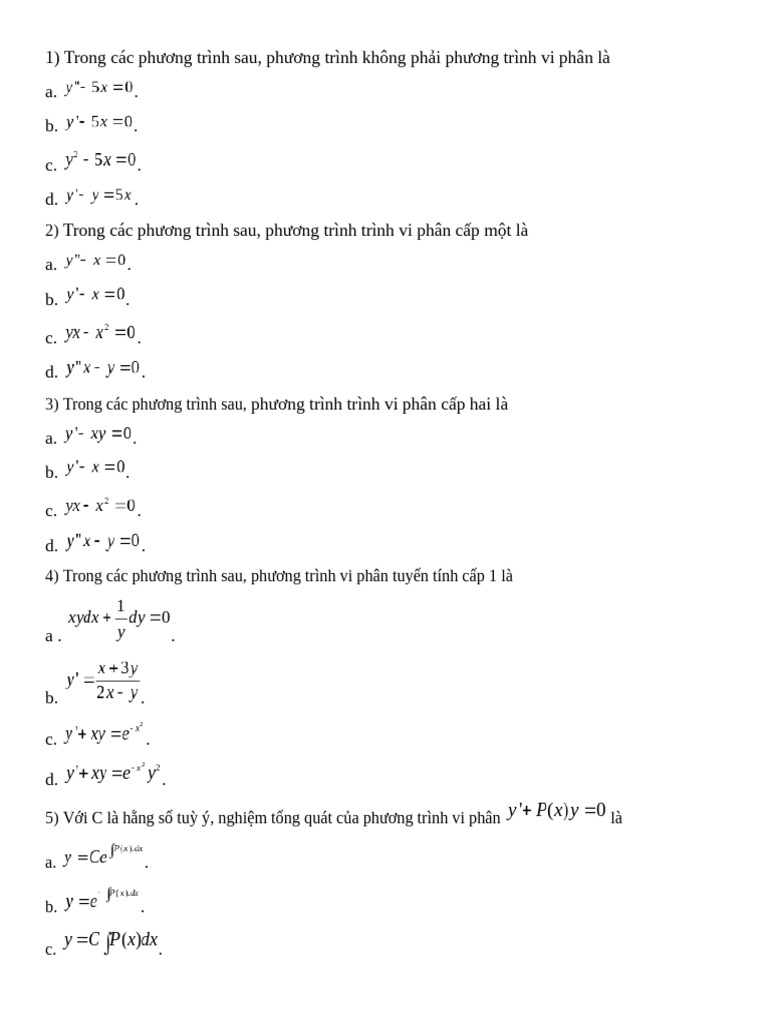 BT Ôn GT2 - Chương 4 | PDF
