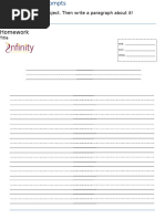Grade 2 Picture Writing Prompts | PDF