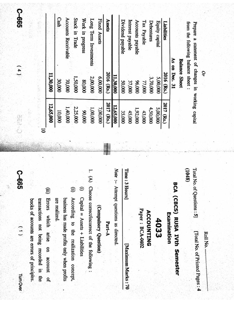 accounting 4th sem | PDF