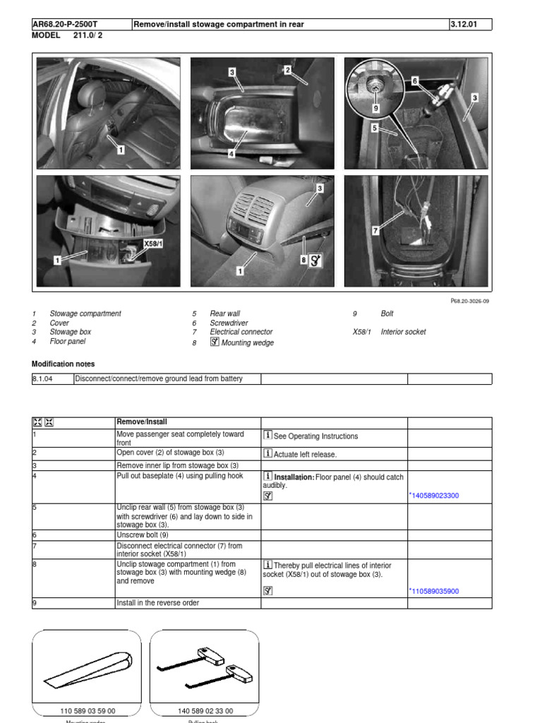 Rear Stowage Compartment | PDF