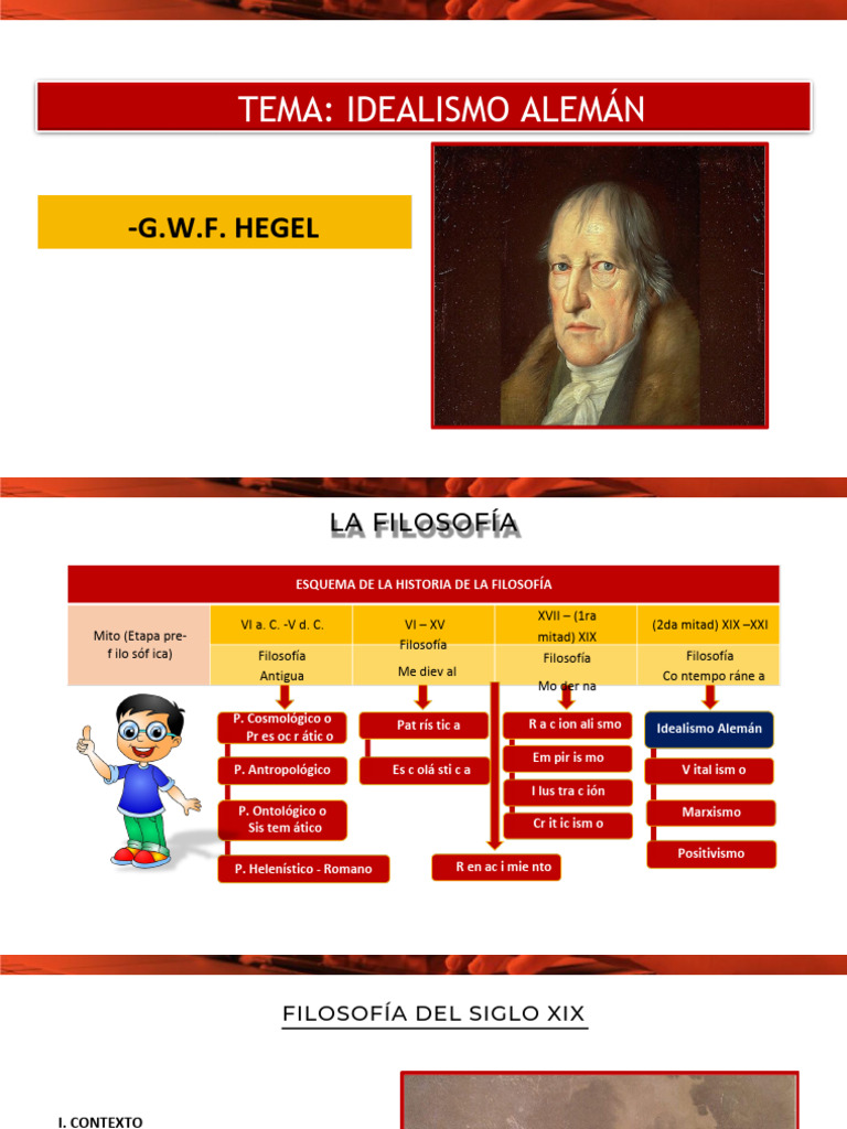 S10-Filosofía Del Siglo XIX PDF | PDF | Georg Wilhelm Friedrich Hegel | Dialéctico