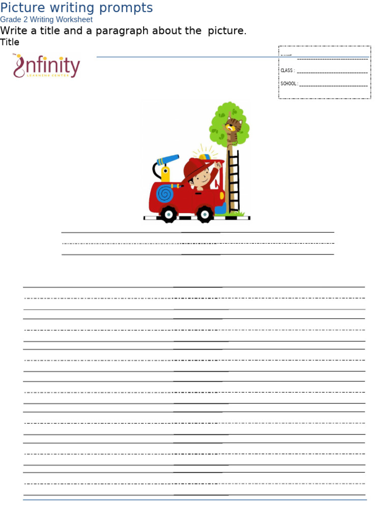 Grade 2 Picture Writing Prompts B PDF | PDF