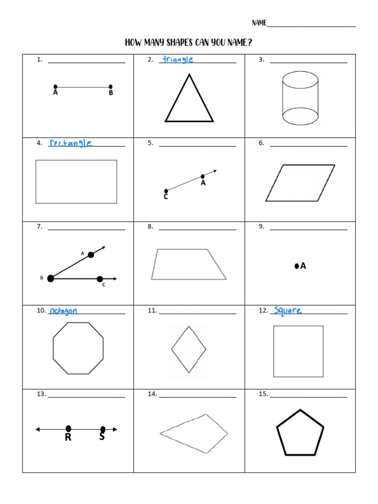 WU How+Many+Shapes+Can+You+Name | PDF