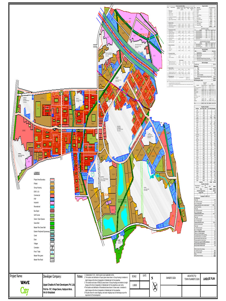 Revised Wave City Master Plan | PDF