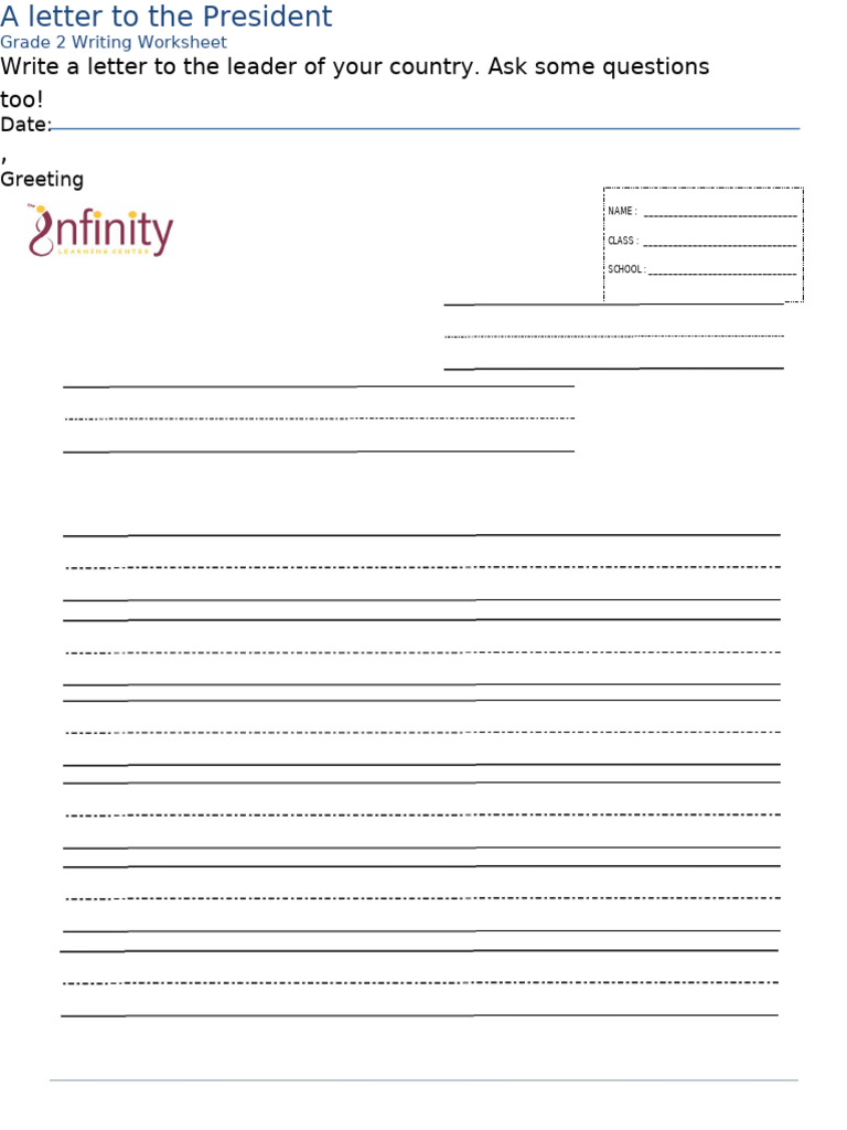 Grade 2 Letter Writing B PDF | PDF
