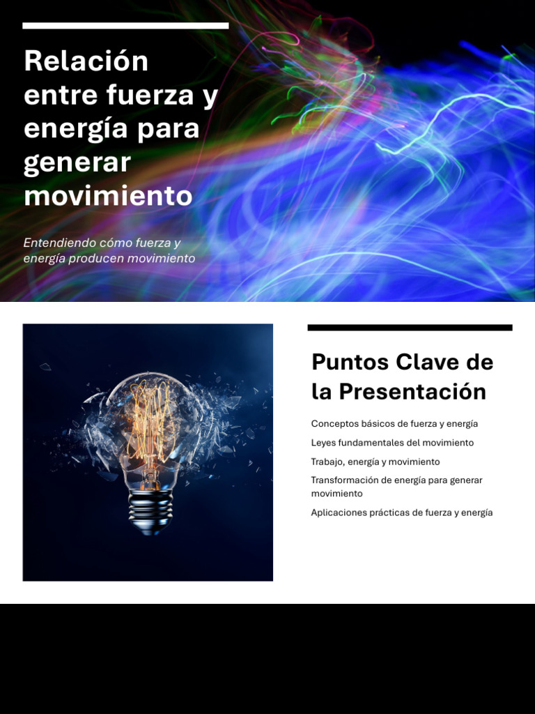 Fuerza y energía en movimiento | PDF | Fuerza | Energía renovable