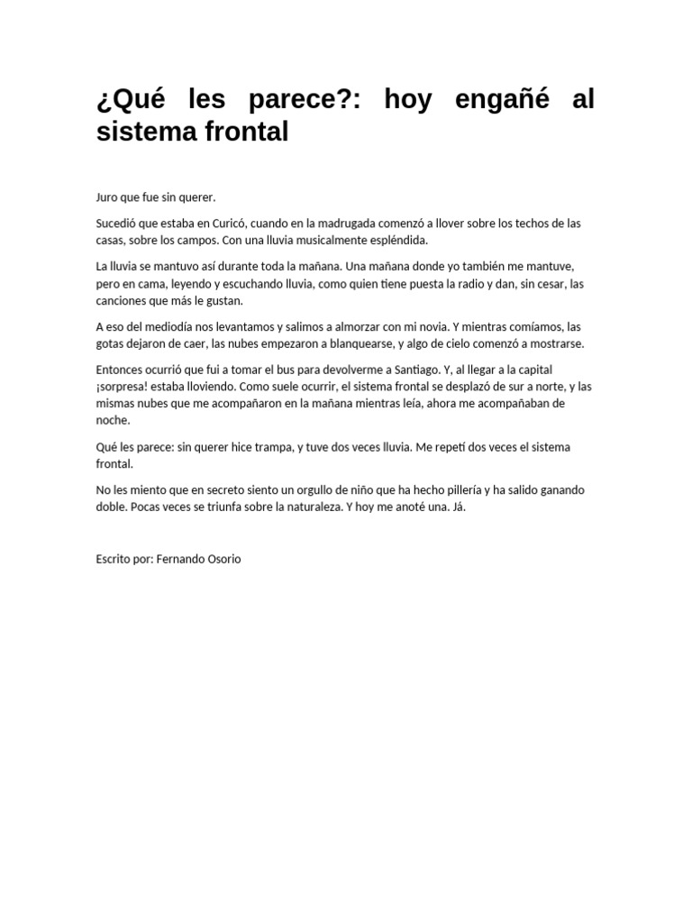 Qué Les Parece | PDF