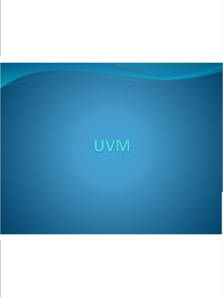 Topic2 UVM Environment | PDF