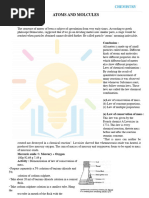 Class-9th Chapter-3 Atoms and Molecules Ncert Book | PDF | Ion | Chemical Compounds