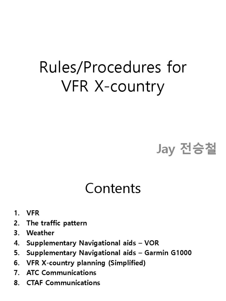 VFR for Flight Simulators and VATSIM | PDF | Instrument Flight Rules | Visual Flight Rules