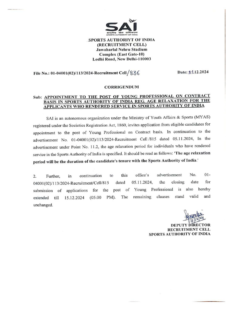 YP Corrigendum | PDF