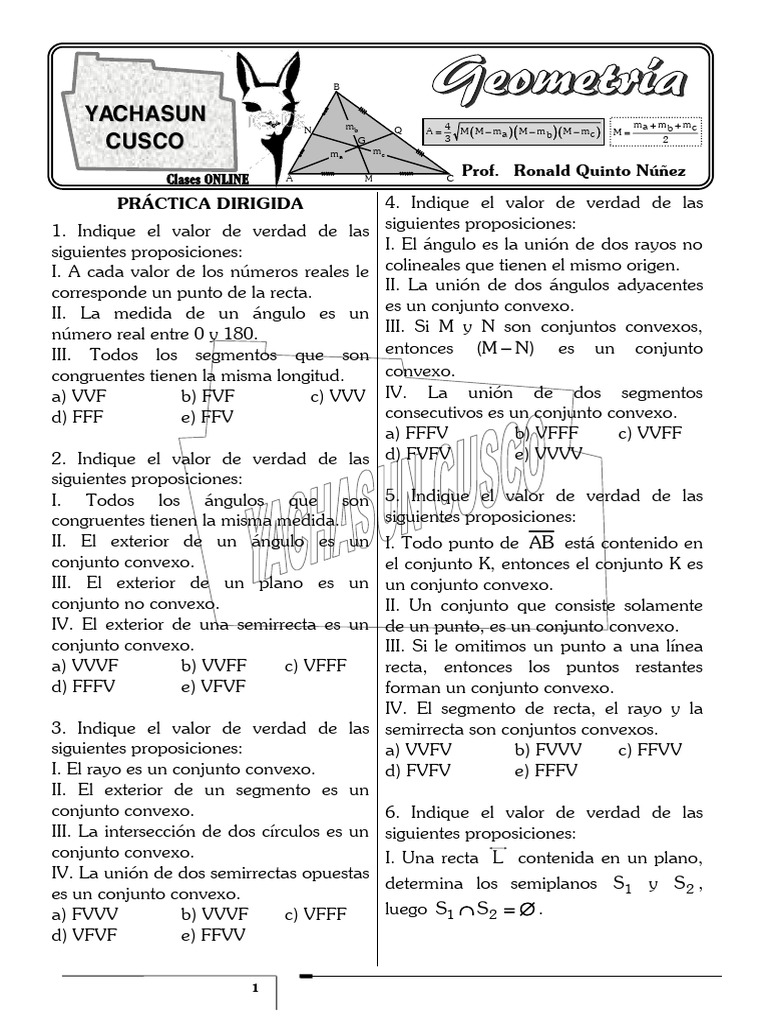 001 Conceptos Fundamentales | PDF | Triángulo | Conjunto convexo