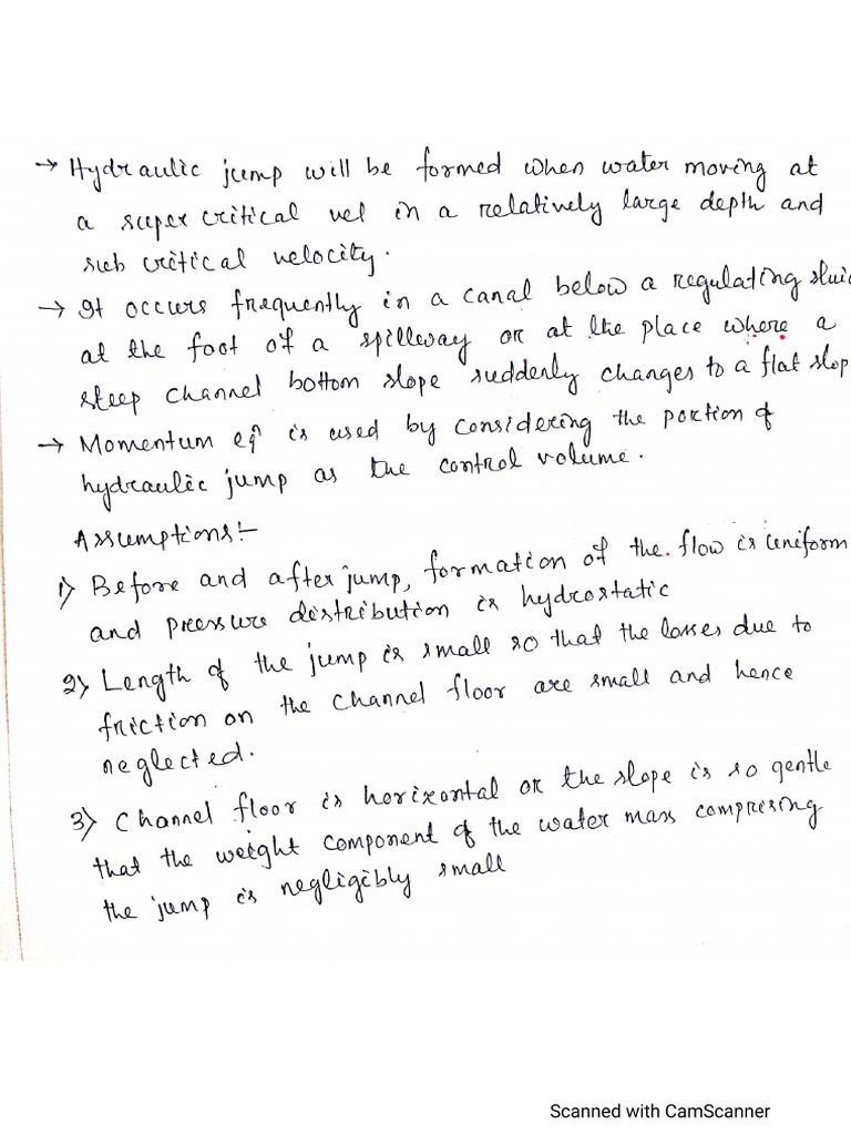 Hydraulic Jump&Surge | PDF