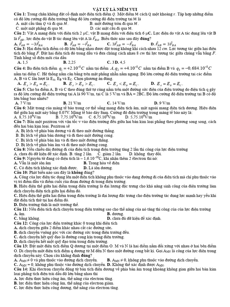 HK2-100-CÂU-ÔN-TẬP-HS | PDF